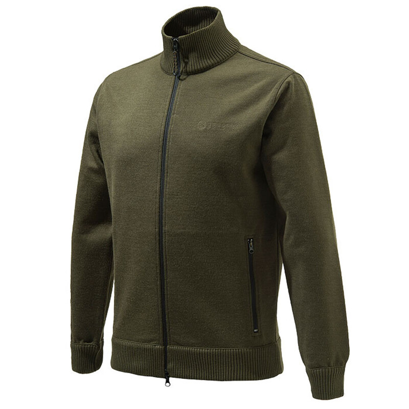 Beretta Tech Windshield Full Zip Sweater Hunting Long Fleece - D.green ...