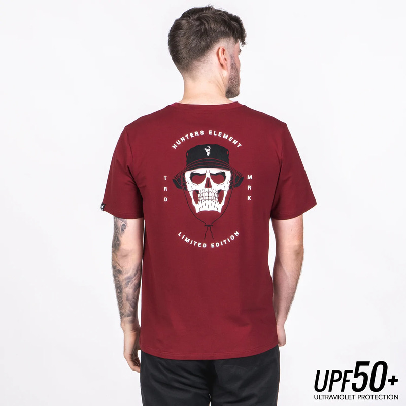 Hunters Element Boonie Cotton Tee - Maroon #Boonie | Club Member Up To ...
