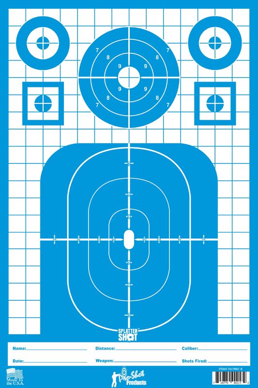 Pro-shot TACPREC-B-8PK Heavy Paper Targets | Xhunter Australia