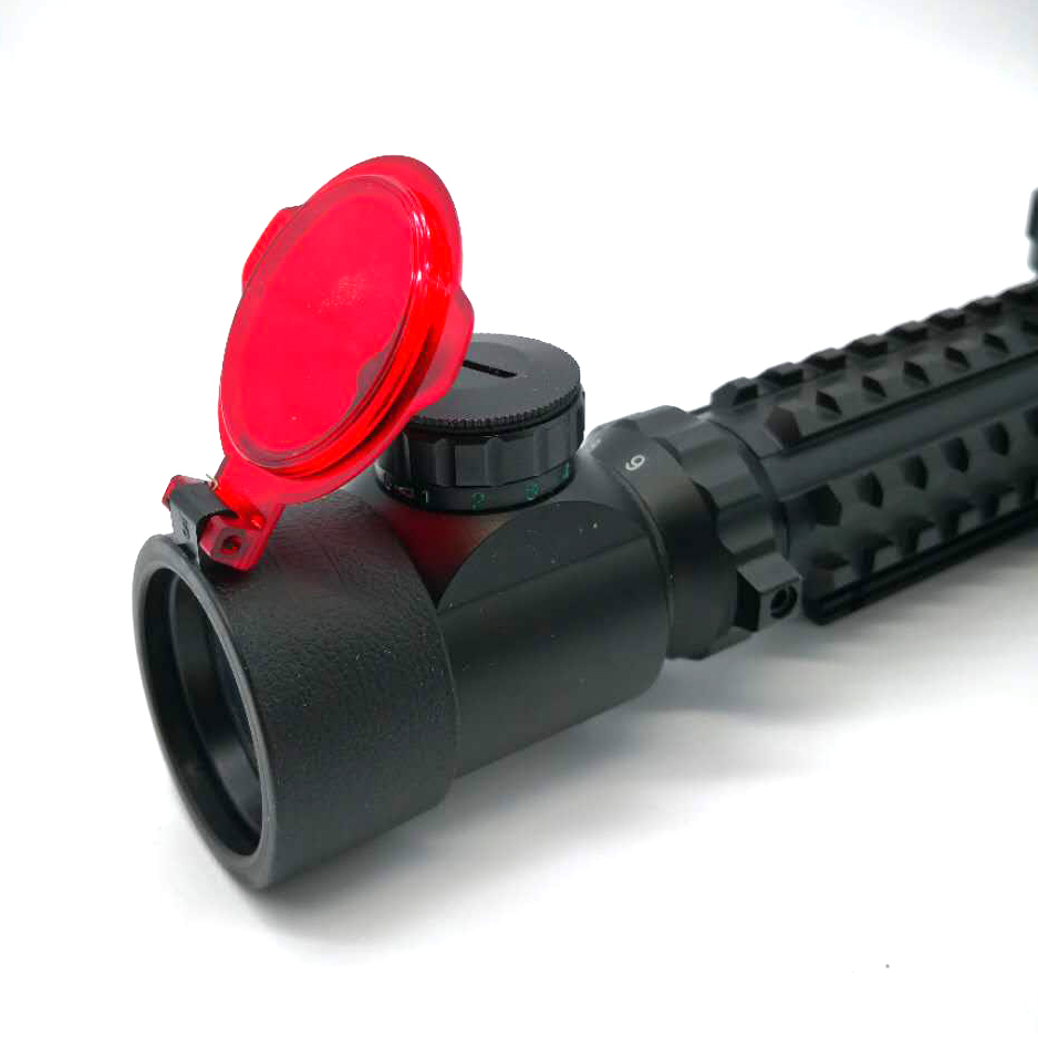 Quake Bushwacker Flip Open Flashlight Scope Cover - Green Red Blue See ...
